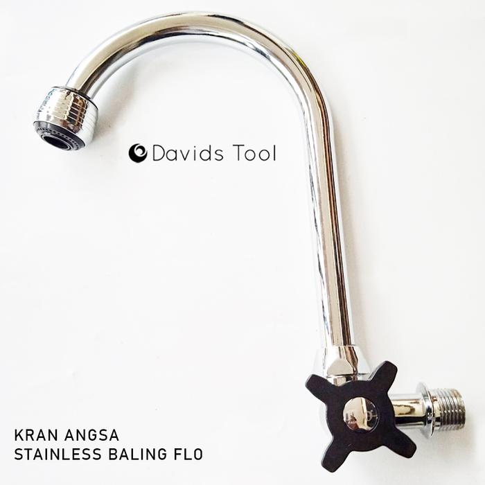 Jual Keran Angsa Kran Cuci Piring Dapur Flo Baling Warna - Hitam - Kota ...