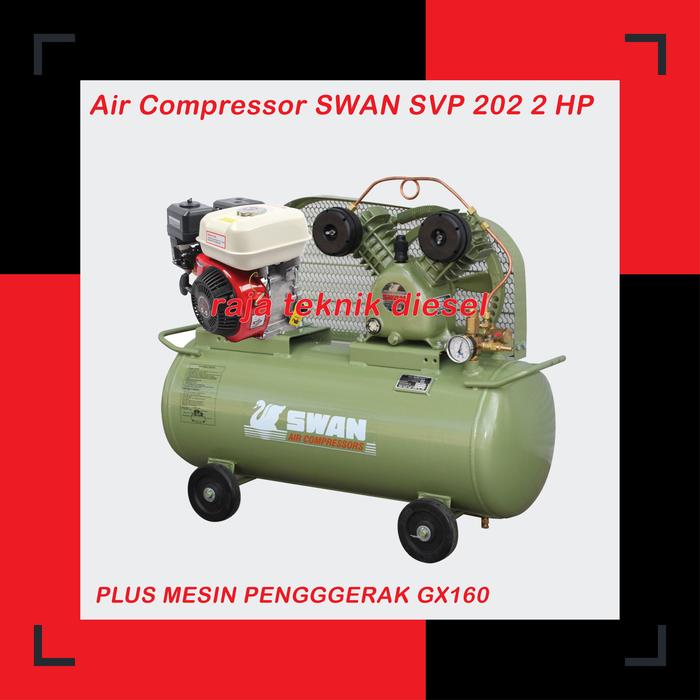 Jual WAN AIR COMPRESSOR SVP 202 2 HP + HONDA GX KOMPRESOR ANGIN 2 HP ...