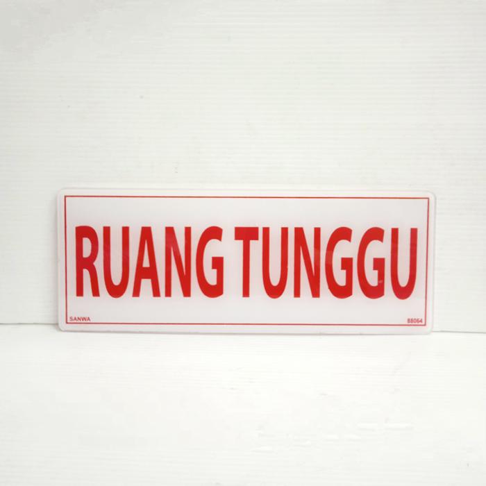 Jual sign board Ruang Tunggu akrilik - Jakarta Pusat - GSM 109 | Tokopedia