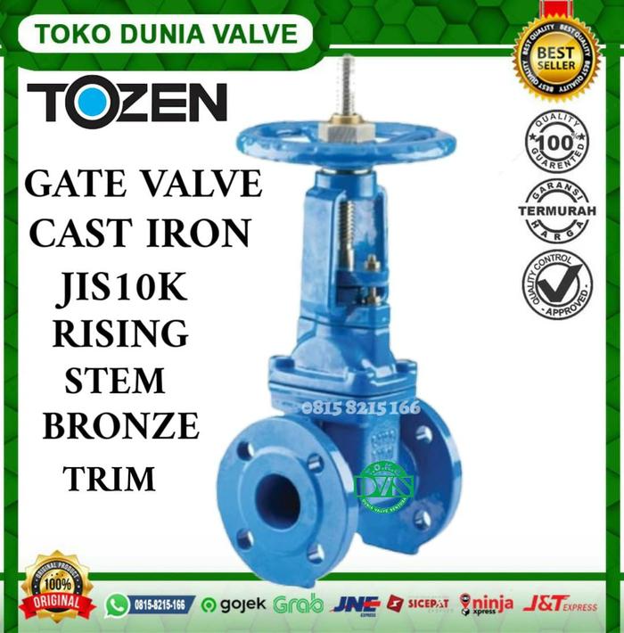 Jual TOZEN 6 INCHI DN150 PN16 RISING STEM BRONZE TRIM FCWI GATE VALVE RS - Jakarta Pusat - Toko ...