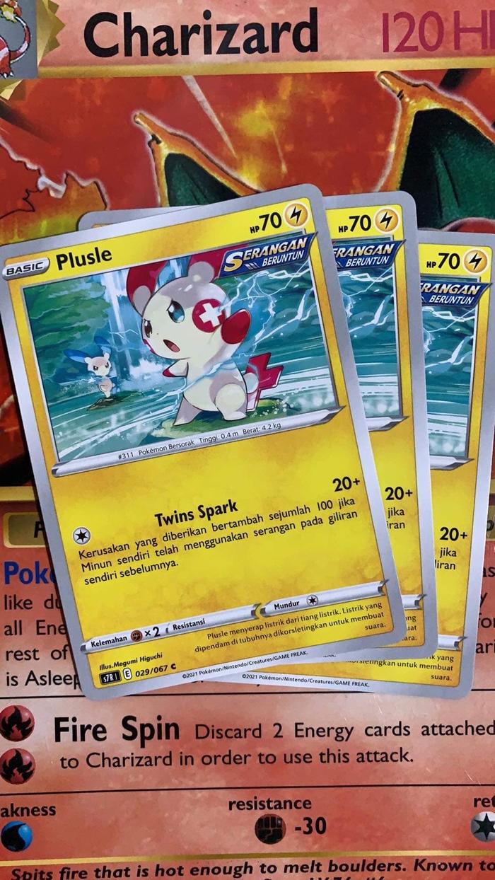 Jual Plusle rapid strike 1 KARTU pokemon tcg card indonesia set 10 set ...