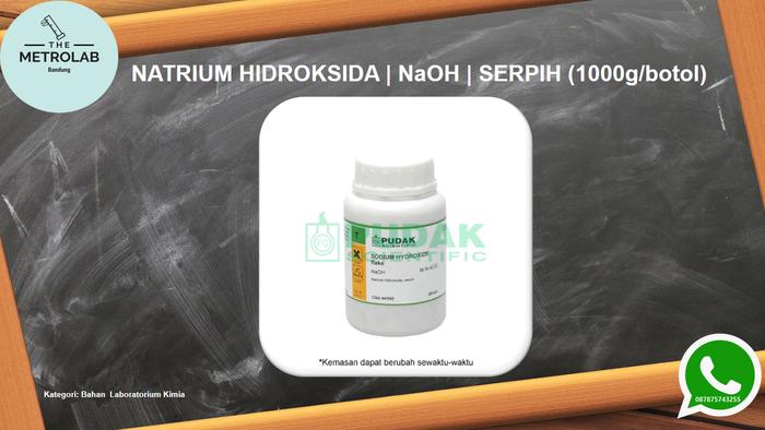 Jual Natrium Hidroksida | NaOH | Serpih 1000 g/botol - Kab. Bandung ...