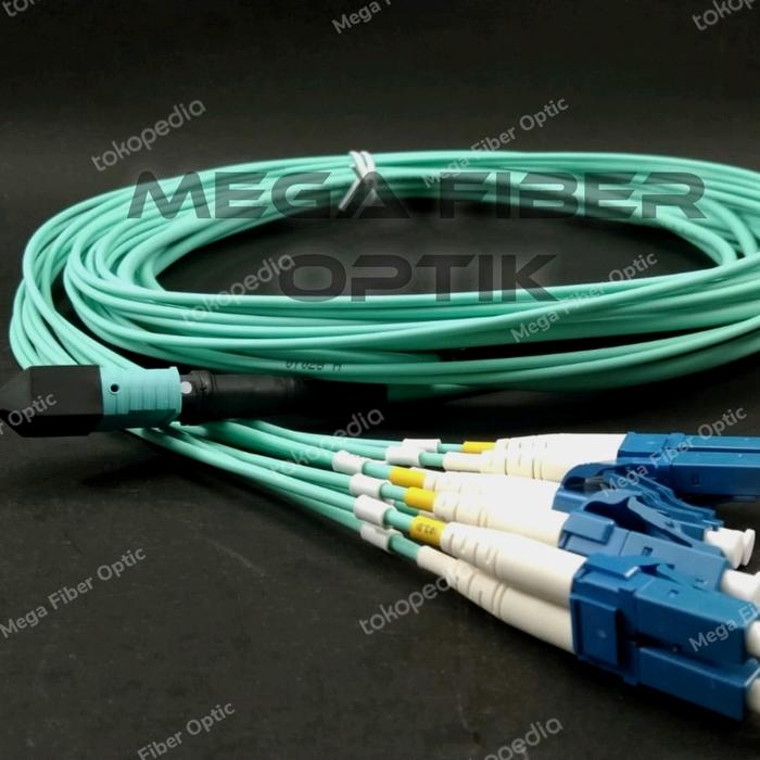 Jual MPO to LC Duplex 8 Core OM3 2M female polarity type B variant ...