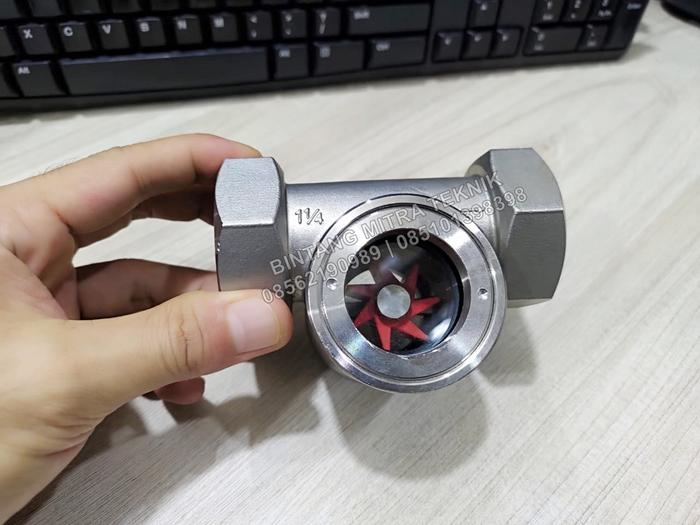 Jual SIGHT GLASS FLOW INDICATOR SS304 1 1/4" - Kota Bandung - BINTANG ...