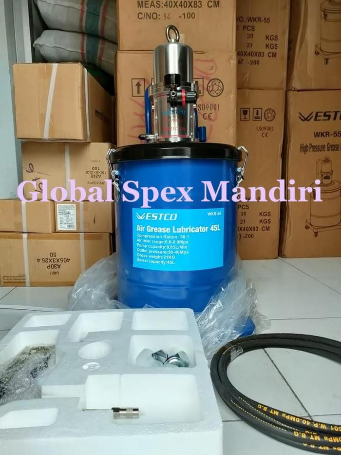 Jual POMPA GEMUK WESTCO PNEUMATIC GREASE PUMP / POMPA GEMUK PNEUMATIC ...