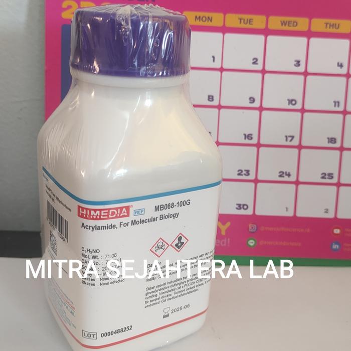Jual Acrylamide Himedia 100 gram MB068 / Molecular Biology Grade - Kab ...