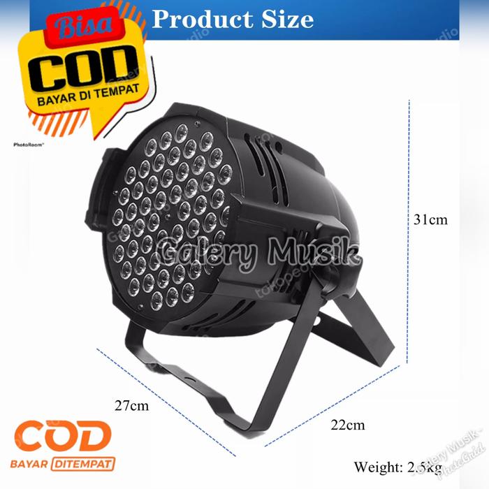 Jual Parled 54x3 RGBW 4in1 lampu panggung disco party - Jakarta Barat ...