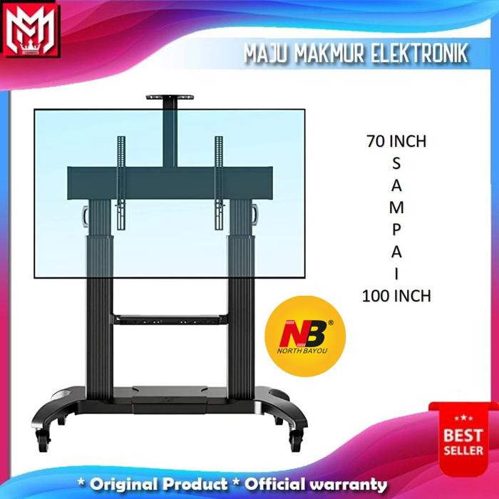 Jual Bracket Brecket tv Stand standing 65 70 75 80 85 90 100 inch NB ...