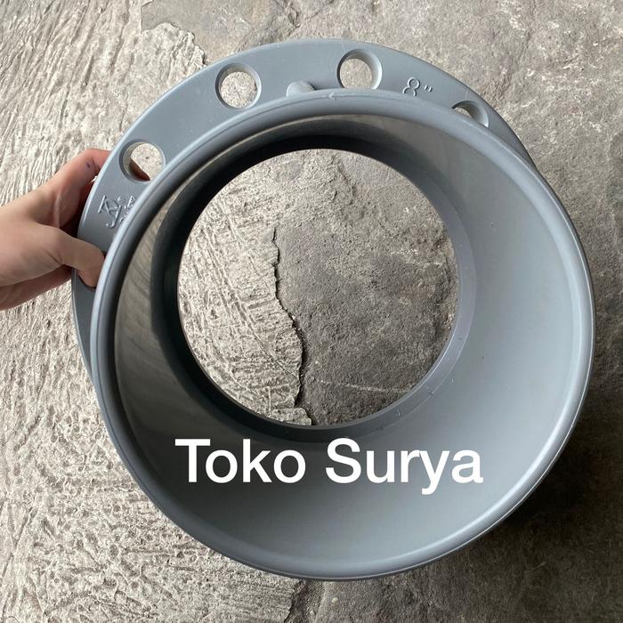 Jual Flange Pipa 8" Flange Sock 8" AW Flange 8" Plendes PVC 8" PVC ...