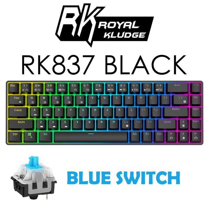 Jual Royal Kludge RK837 RK68 RGB Wireless Bluetooth Mechanical Keyboard ...