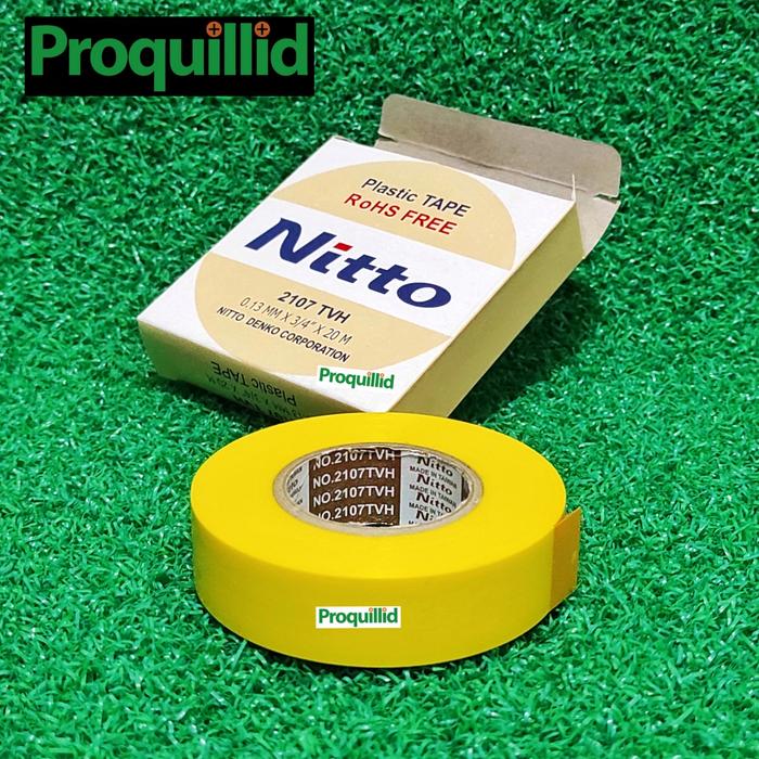 Jual ISOLASI SELOTIP LAKBAN SOLASI KABEL LISTRIK NITTO WARNA KUNING ...