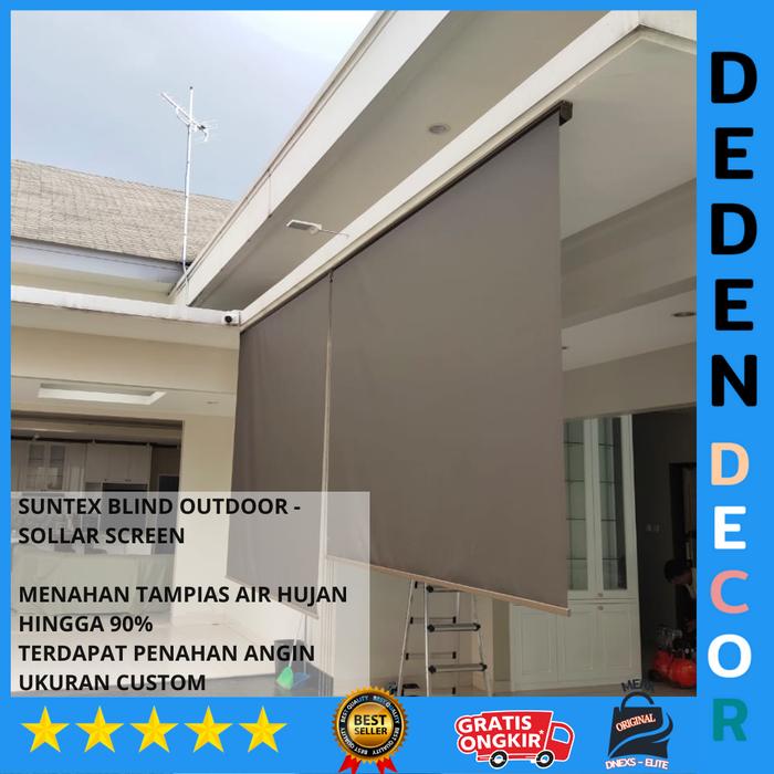 Jual Suntex blind tirai outdoor | tampias hujan dan anti silau - Kota ...