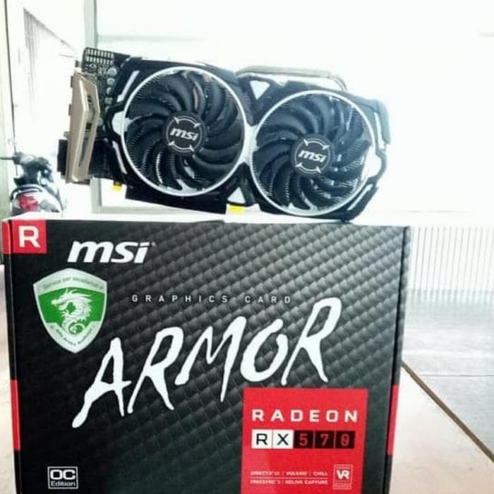 Jual VGA MSI RX 570 Armor MSI Armor RX570 OC 4G 4GB - Kota Tangerang ...