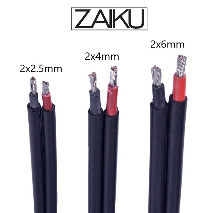 Jual Kabel Solar Two Core 2x2.5mm PV Solar Cable TUV Certificate H1z2z2 ...