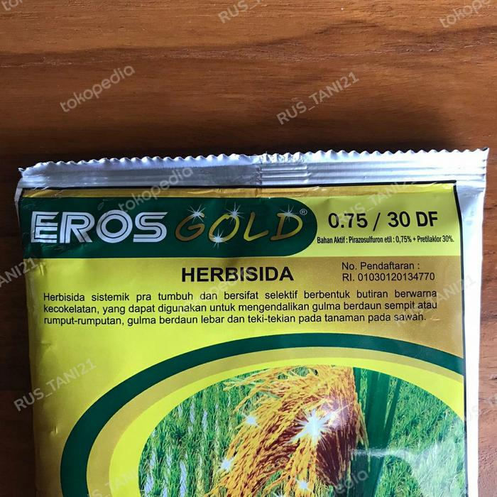 Jual herbisida EROS GOLD 0.75/30 DF 100gr : pirazosulfuron etil ...