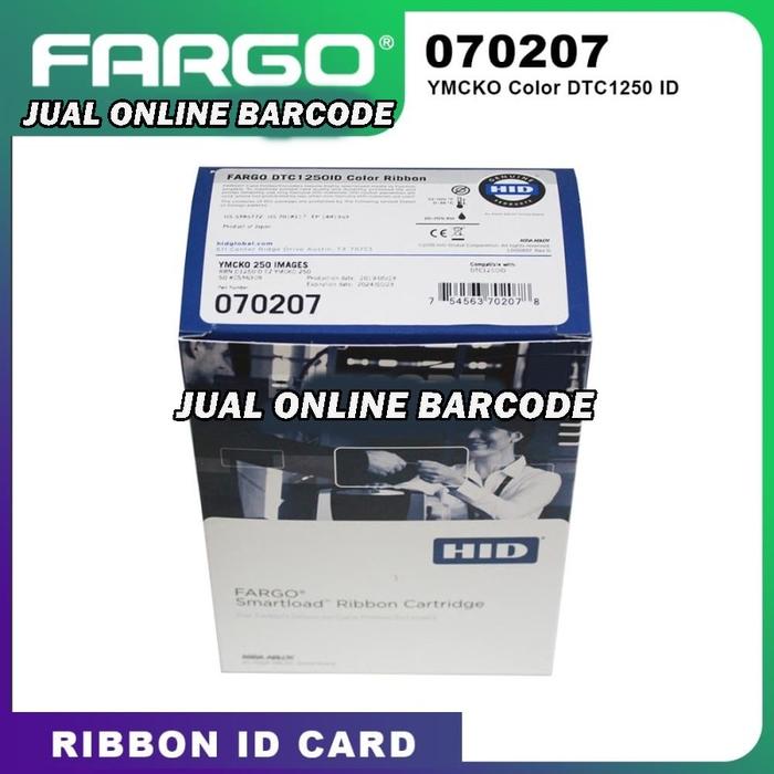 Jual YMCKO Starter Cartridge Full-color Ribbon Fargo ( DTC1250ID ...