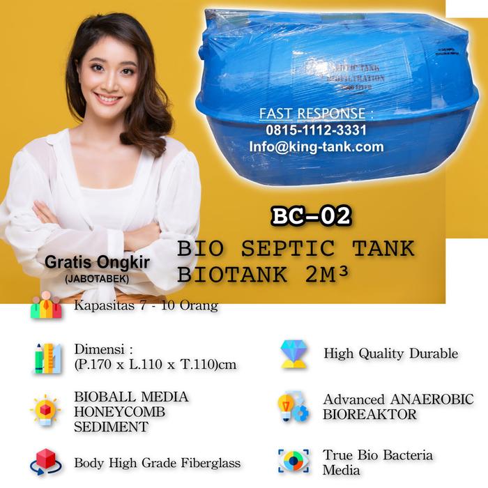 Jual Tangki Septic Tank BIOTANK 2000 / 2m3 - Kab. Tangerang - Titanium ...