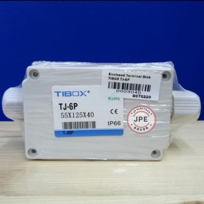 Jual Tibox Junction Box Plastik ABS 55x125x40 + 6 Terminal/Tibox TJ-6P ...