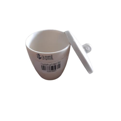 Jual Cawan Krusibel 30ml Porselin / Crucible Porcelain 30 ml - Kota ...