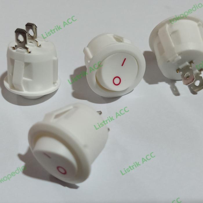 Jual Switch Bulat ON OFF Putih / Saklar bulat putih - Jakarta Barat ...