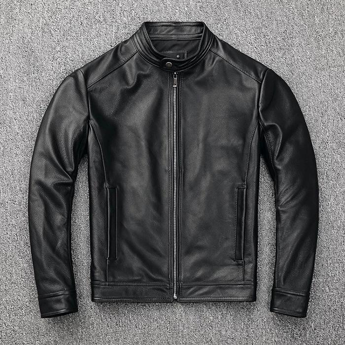 Jual JAKET KULIT PRIA ASLI DOMBA SUPER UKURAN BIG SIZE - Hitam, L - Kab ...