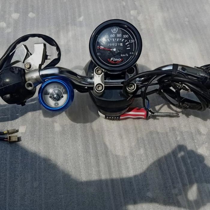Jual Setang stang stir yamaha Fino 110 fullset saklar original - Kab ...