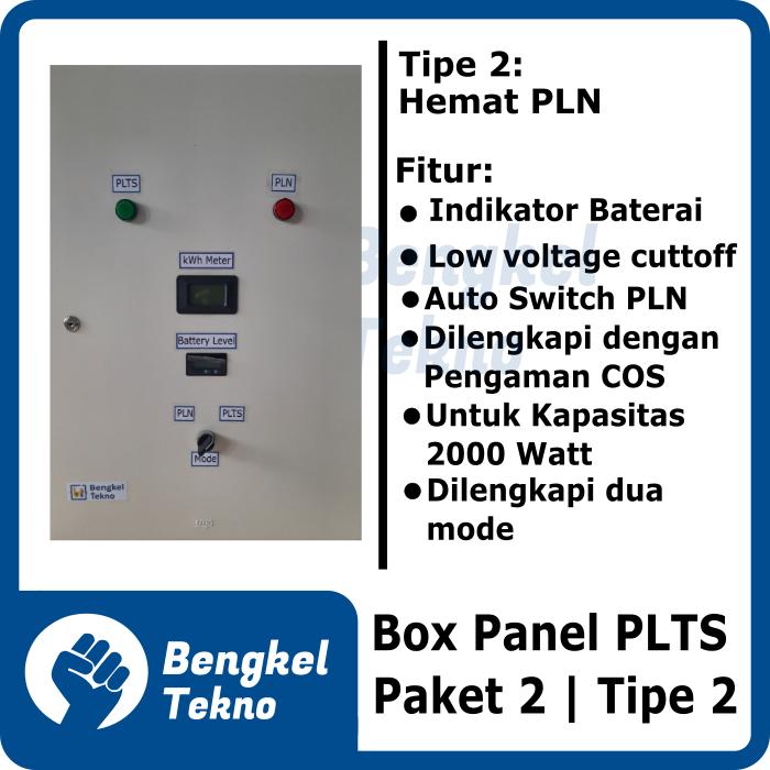 Jual Box Panel PLTS Tenaga Surya Paket 2 | Tipe 2 (Tanpa SCC dan ...