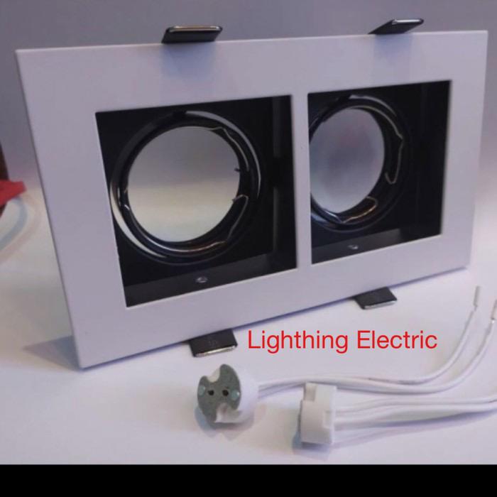 Jual Spotlight led kotak mr 16 philips 2 x 4,5w/kap mr 16 kotak 2x4,5w ...