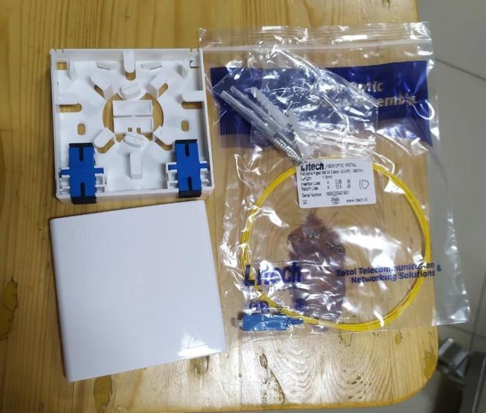 Jual LITECH ROSET 2 port adapter SC lengkap pigtail - Jakarta Pusat ...