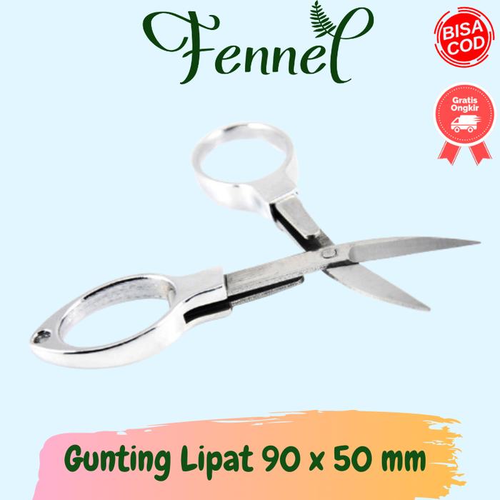 Jual Gunting Lipat Portable Alloy Stainless Steel 90 x 50 mm J101 - Kab ...