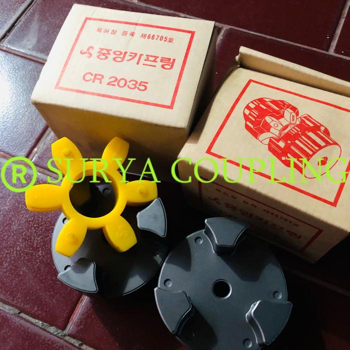 Jual SET JAW COUPLING JOONG ANG KOREA CR 2035 SPIDER COUPLING SET CR 2035 - Jakarta Barat ...