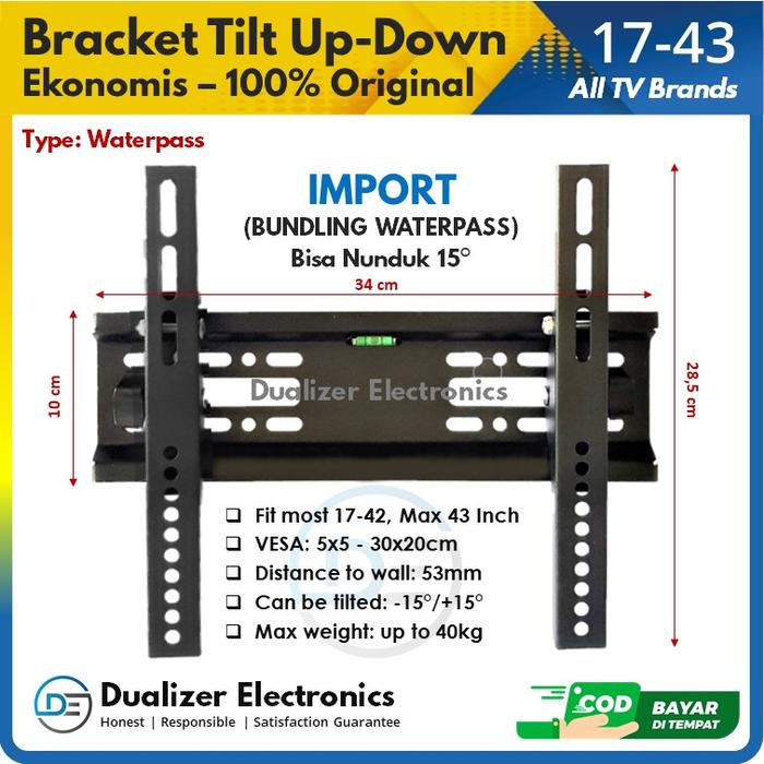 Jual Bracket Braket Smart TV 32 40 42 43 Inch Sony Toshiba Aqua ...