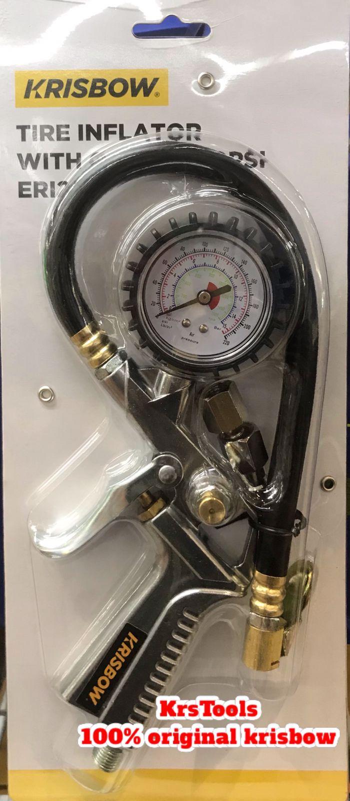Jual Krisbow Tyre Inflator Gun Dengan Pengukur Tekanan 220 Psi ...