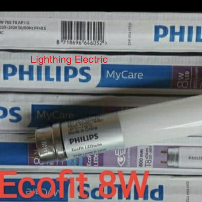 Lampu TL LED Philips Ecofit LEDtube T8 8W White AP I G, 58% OFF