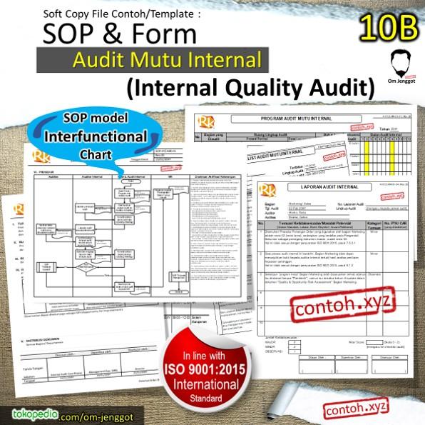 Jual [Softcopy] Contoh SOP Audit Mutu Internal, sesuai ISO 9001:2015 ...