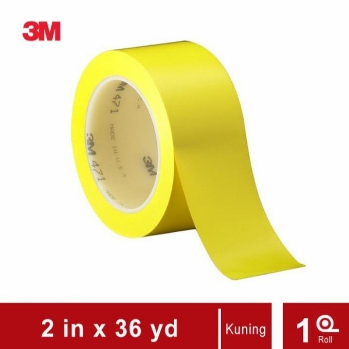 Jual Floor Marking tape - 3m 471 - Lakban Garis Lantai 5cm x 33M ...
