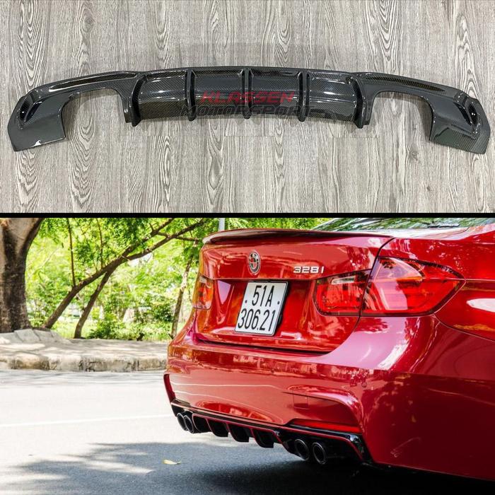 Jual FREE INSTALL Carbon Diffuser M Performance BMW Seri 3 F30 Msport ...