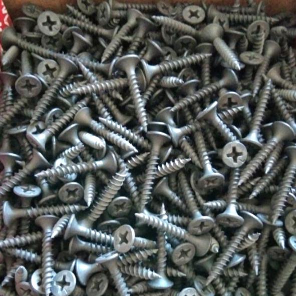 Jual skrup gypsum 6x3/4 (2cm) isi 100pcs/pack /skrup gipsum murah 2cm ...