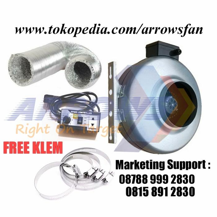 Jual Exhaust Resto Blower Kitchen Exhaust Dapur Blower Smoking 4 inch ...
