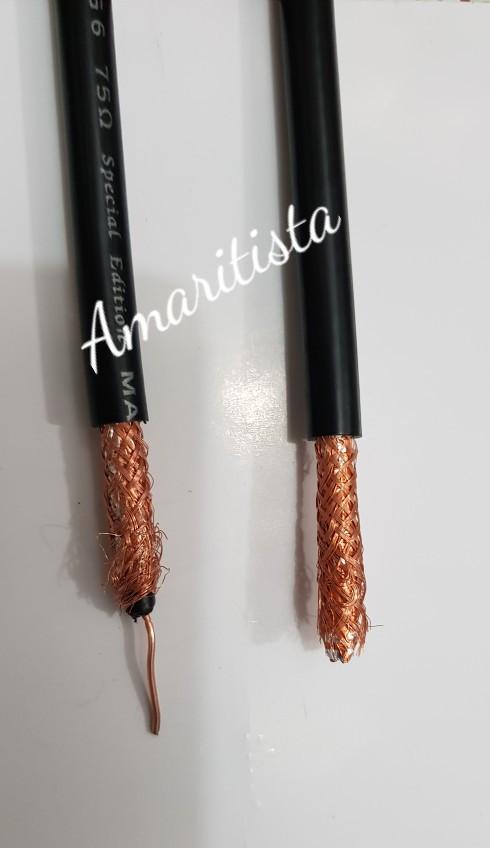 Jual Kabel coaxial Kitani 5c 2v / RG6 75 ohm tembaga 99,9 antena 90Meter - Kab. Tangerang ...