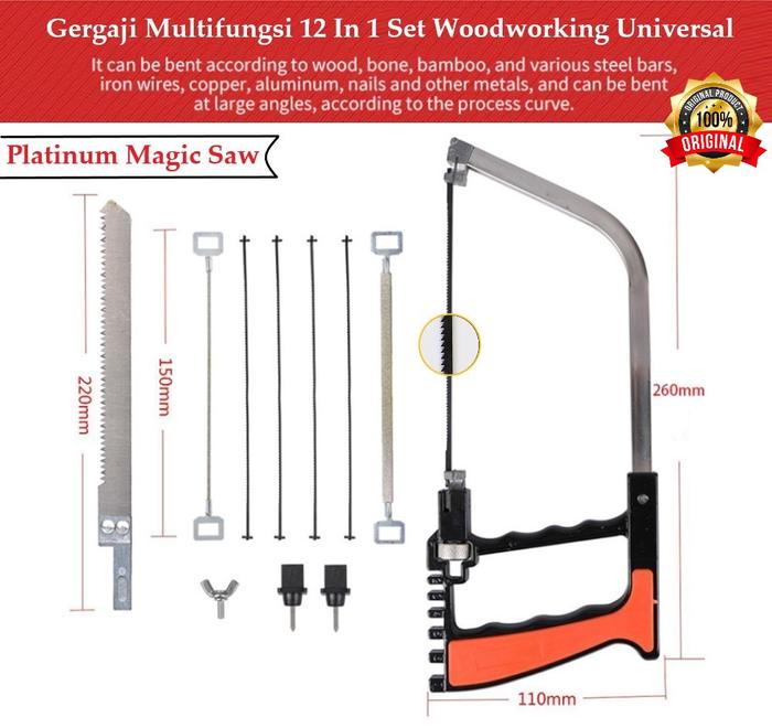 Jual Platinum Magic Saw Multifungsi Gergaji Kayu Besi Pipa Serbaguna ...