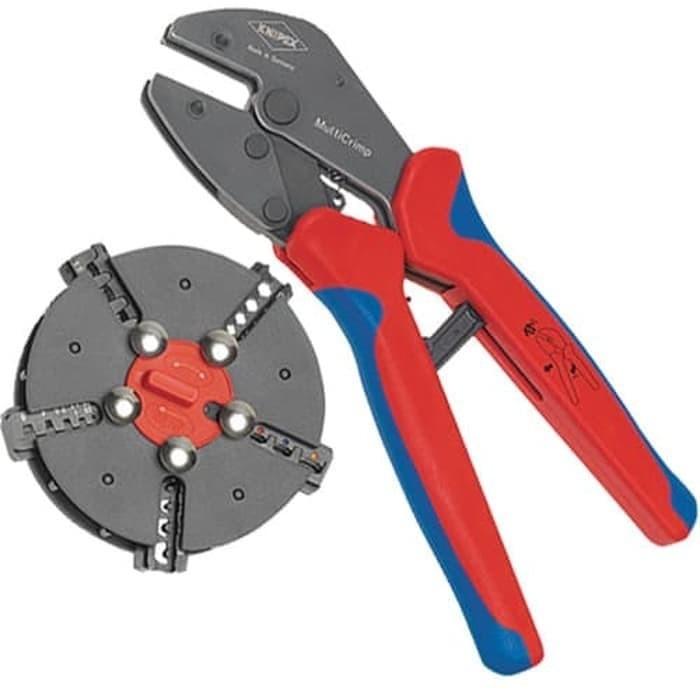 Jual Tang Krimping Kabel 97 33 02 KNIPEX Multi Crimping Plier with ...