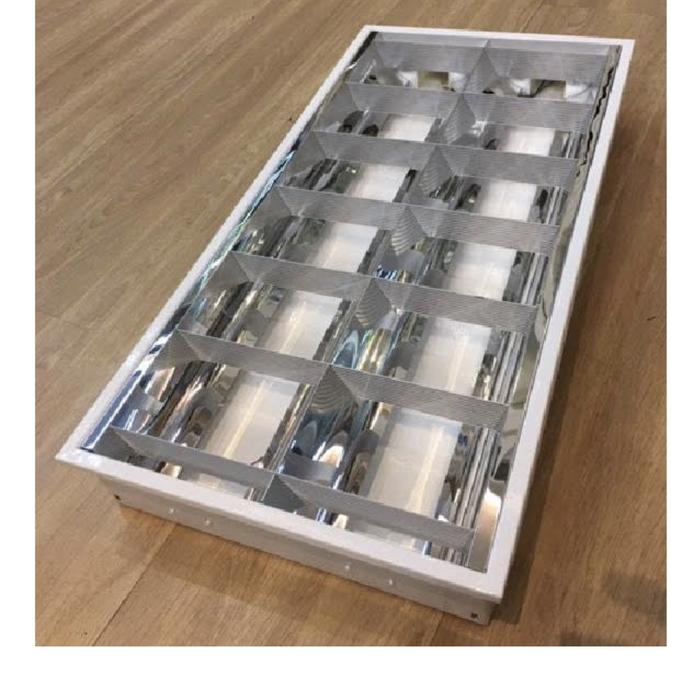 Jual Lampu rm led 2 x 9w / kap rm komplit led 2x9 /rm 30x60cm - Jakarta ...