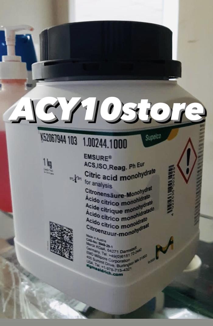 Jual MERCK 1.00244.1000 Citric Acid Monohydrate 1Kg - Jakarta Timur ...
