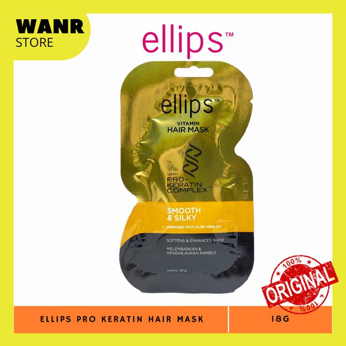 Jual Elips Ellips Hair Mask Pro Keratin Complex Smooth & Silky Sachet ...