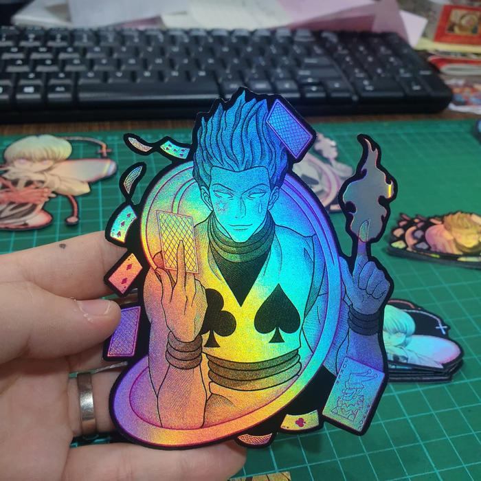 Jual Sticker Hologram Anime Besar - PSH835 - Hunter x Hunter - Hisoka ...