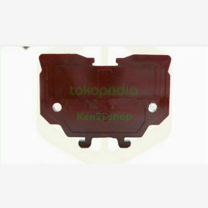 Jual End Plate untuk TR-10 / TR10 Terminal Block Model Kasuga Coklat ...