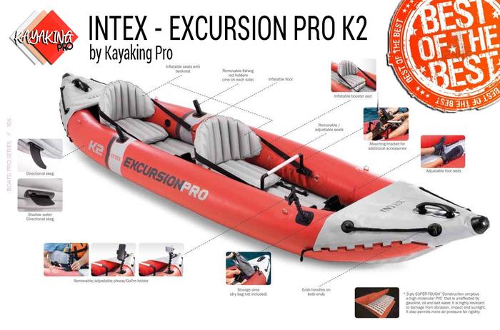 Jual Kayak Inflatable INTEX - Excursion Pro K2 - Jakarta Utara ...