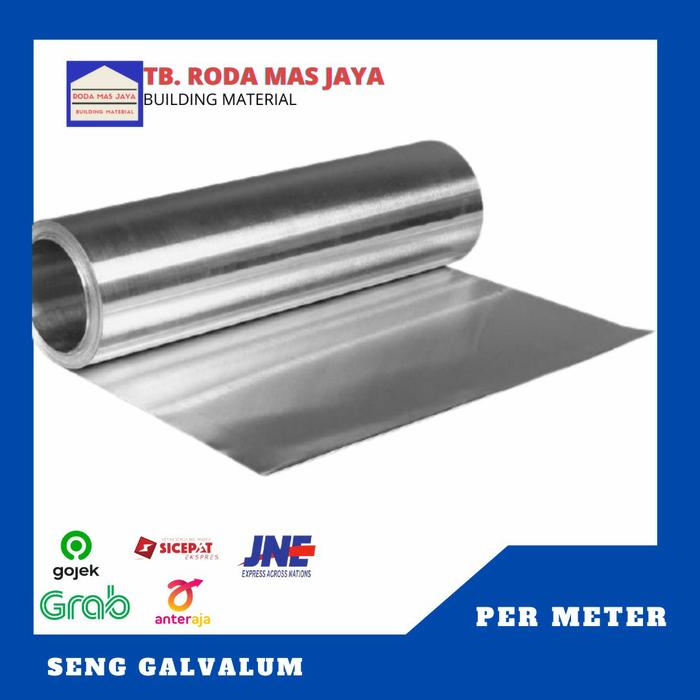 Jual Seng Talang Galvalum/Seng Plat Galvalum Per Meter - TEBAL 0.2MM ...