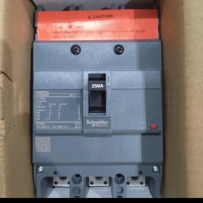 Jual MCCB NFB BREAKER EZC250F EZC 250 F 250 A 3P SCHNEIDER - Jakarta ...